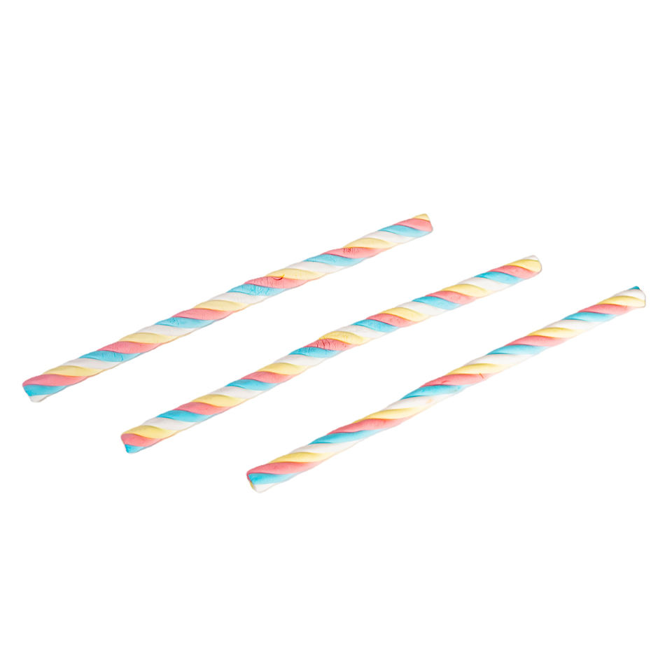 OEM Customization Marshmallows Halal Long Twist Sweet Cotton Candy Soft ...