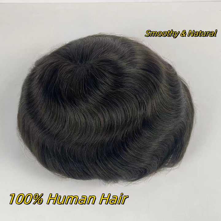 Ultra Thin Skin 0810mm Toupees - Natural Men's Hair Replacement