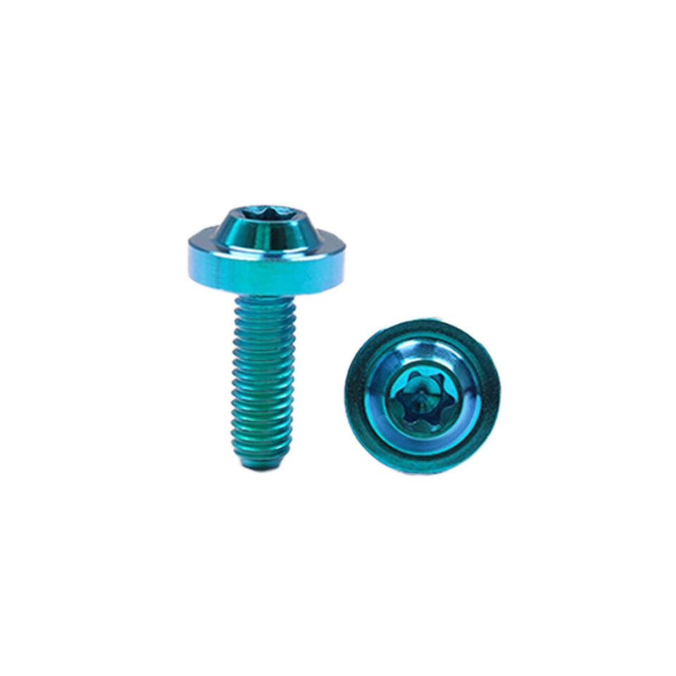 Customized M6 Titanium Disc Head Bolts Screws for Motorcycles Hex Head ...