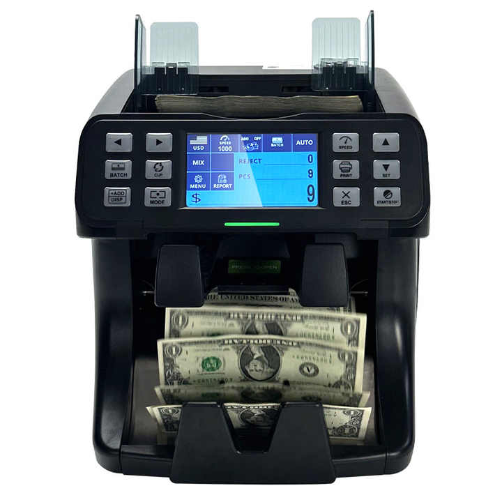 T-450 Banknote Counting Machine - Multi-Currency Detector