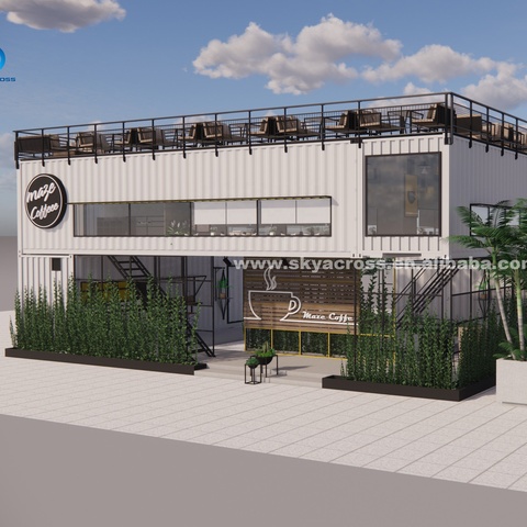 40FT two-story Pop-up Shop Container Coffee Shop/Bar/Fast-food ...