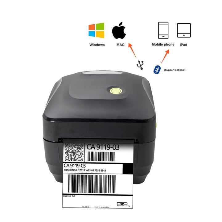 ATP LP43 Smart Sticker Label Printer Printer 58mm Label Thermal Printer ...