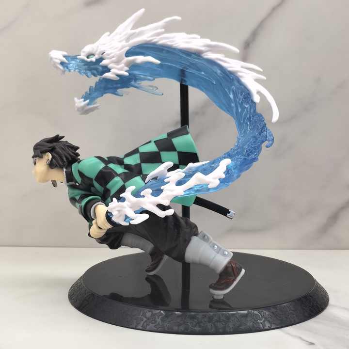 Demon Slayer Kimetsu No Yaiba New Figure Zenitsu Flame Pillar Fire God ...