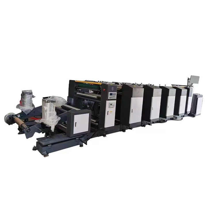 XINXIN Automatic High Speed High Precision Flexographic Printers Petal Type Unit Flexo Printing ...