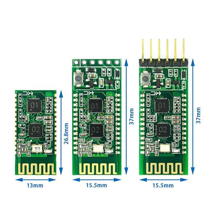 HC-02 Dual-Mode Wireless Transceiver Slave Module Compatible with HC 05 ...