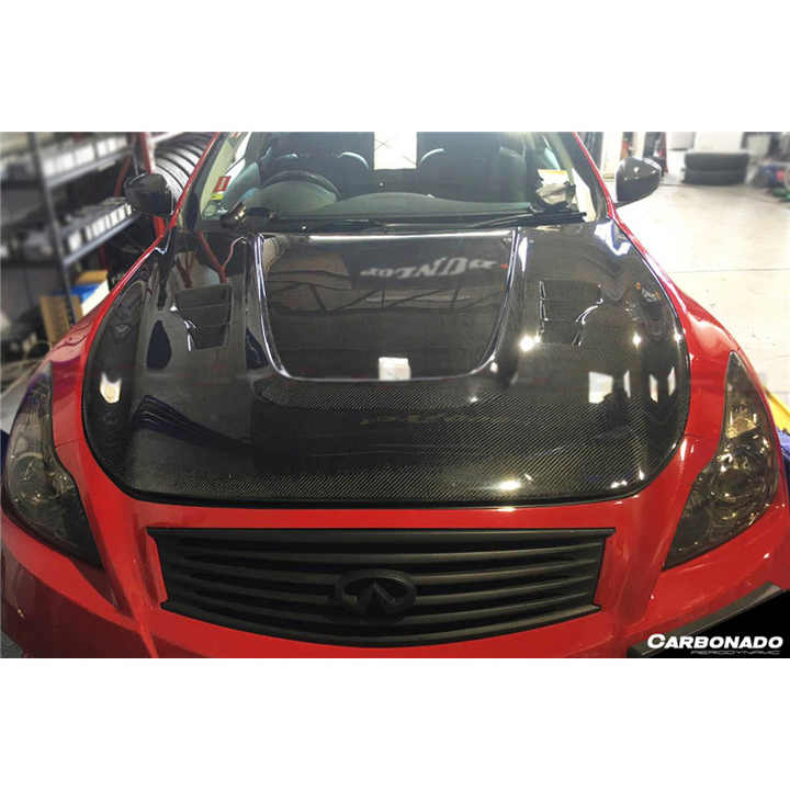 Carbonado BSI Style FRP Hood Bonnet for Infiniti G37 Coupe/Convertible ...
