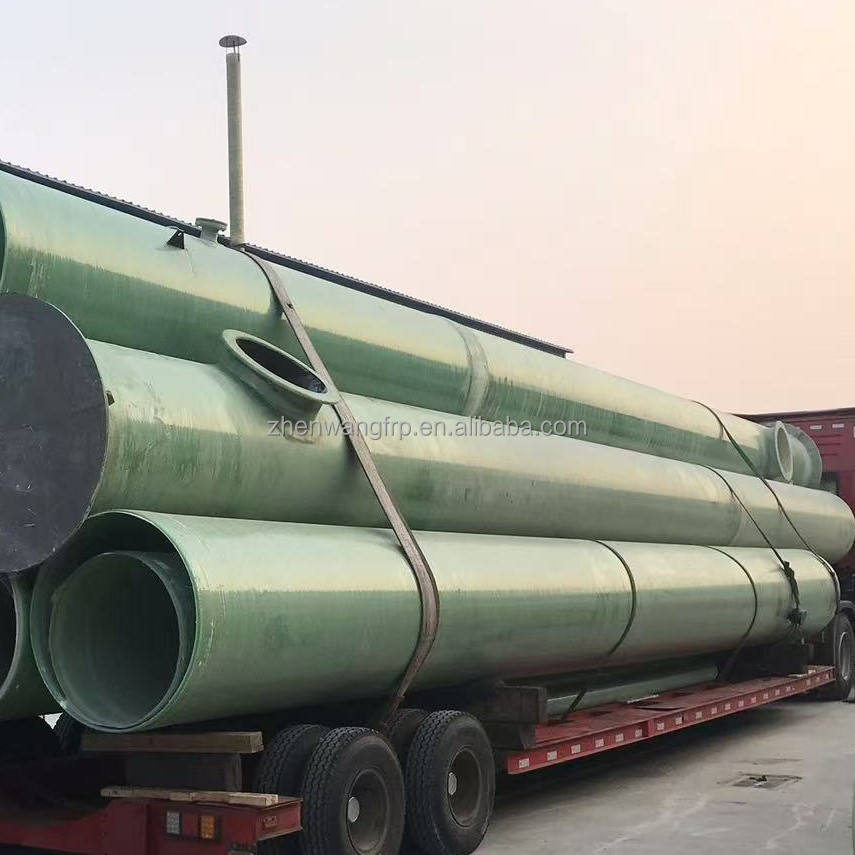 Chemical Resistant FRP Piping, Custom Diameter Fiberglass Pipe for ...