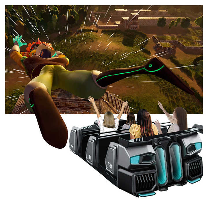 Dynamic Track Theater 4K Projection and Vibrant Visual Effects for an ...