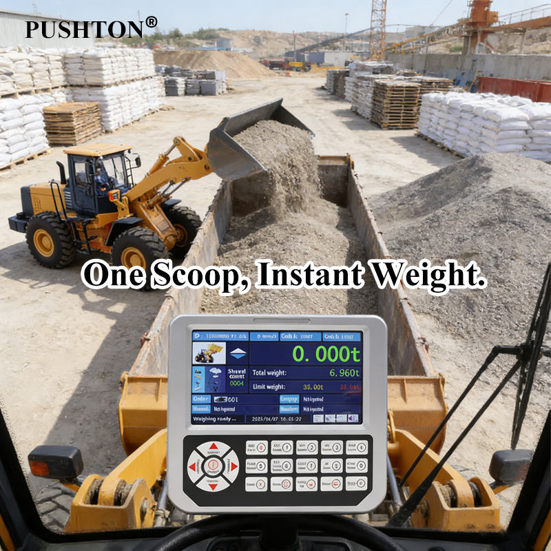 Wheel Loader Weighing Scale Bucket Loader On-board Weigh System 0.5% ...