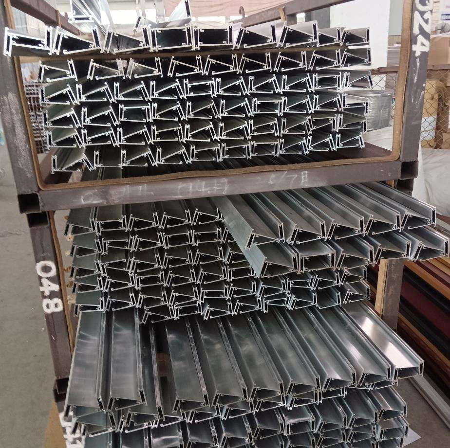 Custom 6063 Series Aluminum Profiles for Furniture Manufacturer's Door ...