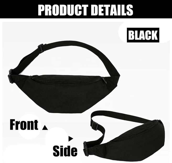 Fanny Packs Unisex Crossbody Bag Waist Pack Bag Carrying All Phones ...