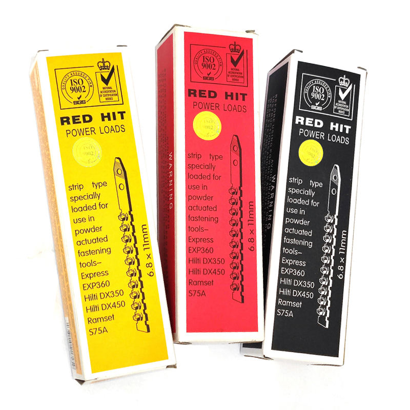 Industrial Cartridges for Powder Actuated Nailers 6.8*11 Ribbon Power ...
