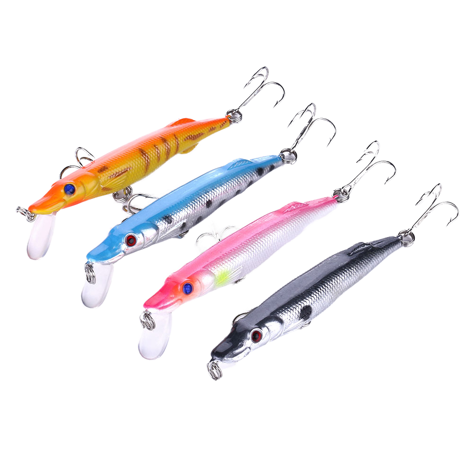 SKM Hard Minnow 9cm 6.1g Hard Plastic Minnow Fishing Lure Bait Pesca ...