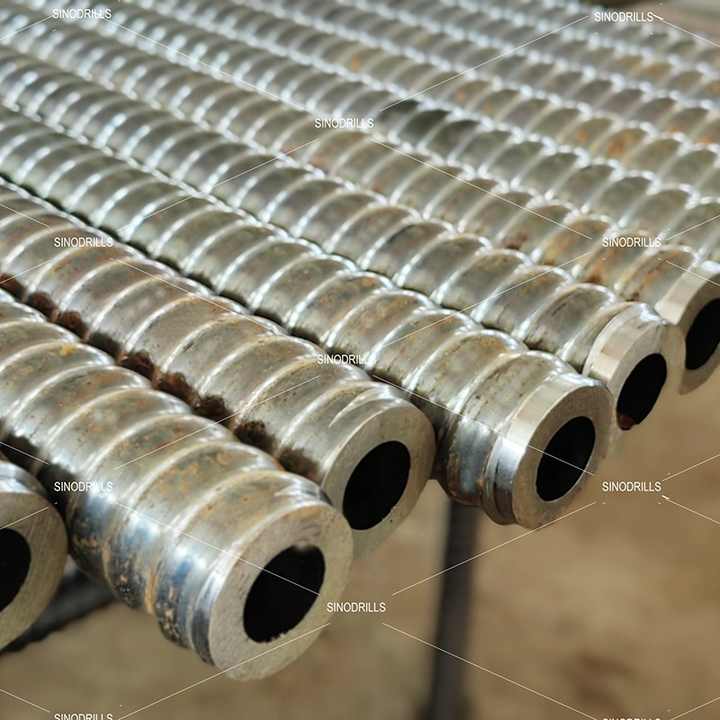 SINODRILLS SDA IBO Self Drilling Anchor System Micropile Hollow Self ...