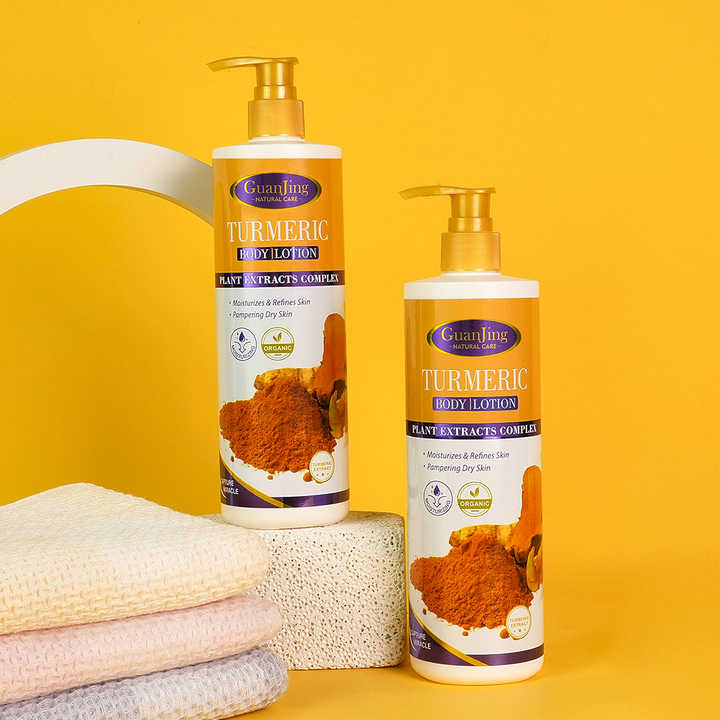 Best 480g Turmeric Body Lotion for Dark Skin Hyaluronic Acid