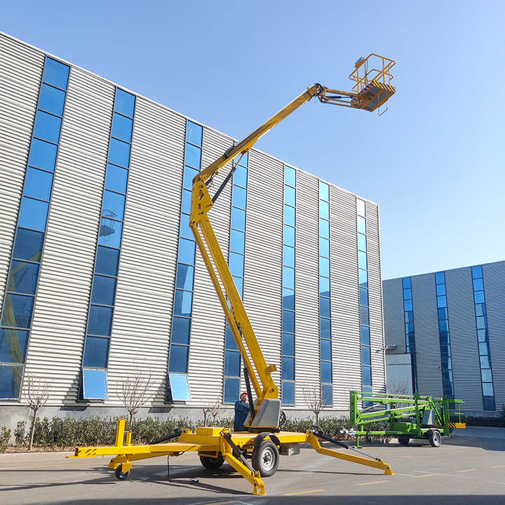 China Boom Lift Outdoor Spider Telescopic Articulated Boom Lift for Sale