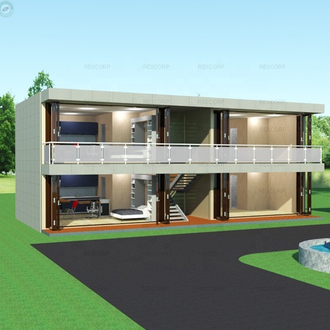 3 Storey Prefab Container Hotel Family-run 12 Rooms with Bath Five-star ...