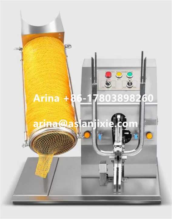 Semi-automatic Mesh Bag Packing Machine - Easy & Efficient