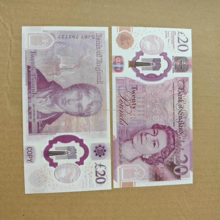 Realistic Movie Prop Money Novelty UK GBP Pounds 5 10 20 50 British ...