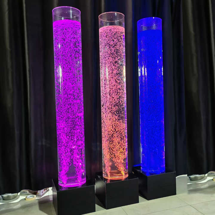 Sensory Room Screen - Kids Dancing Water Bubble Acrylic Tube Pole