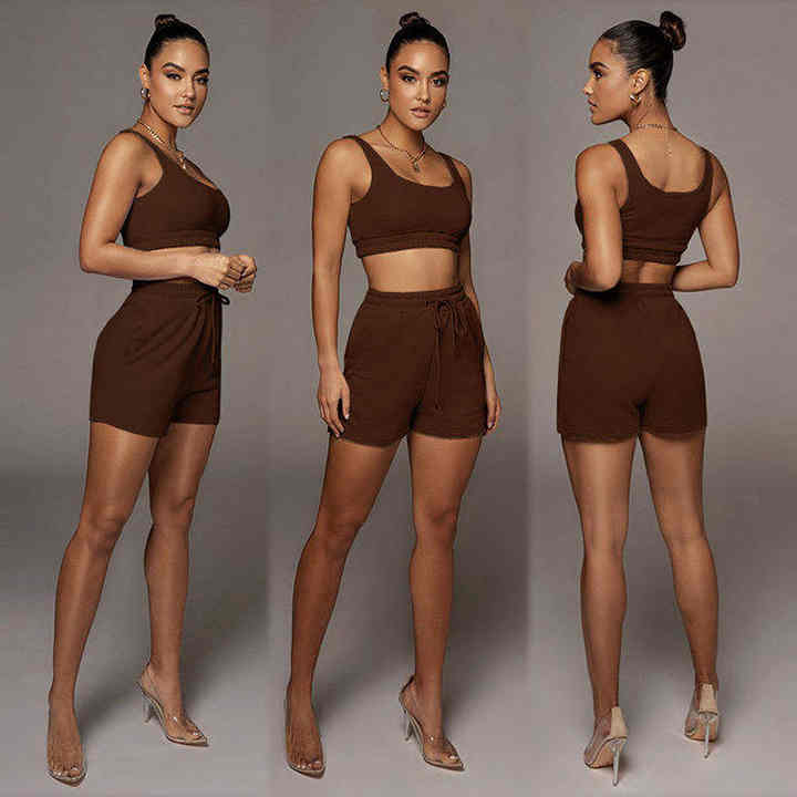 Wholesale Custom Logo Two Piece Short Pants Set 2024