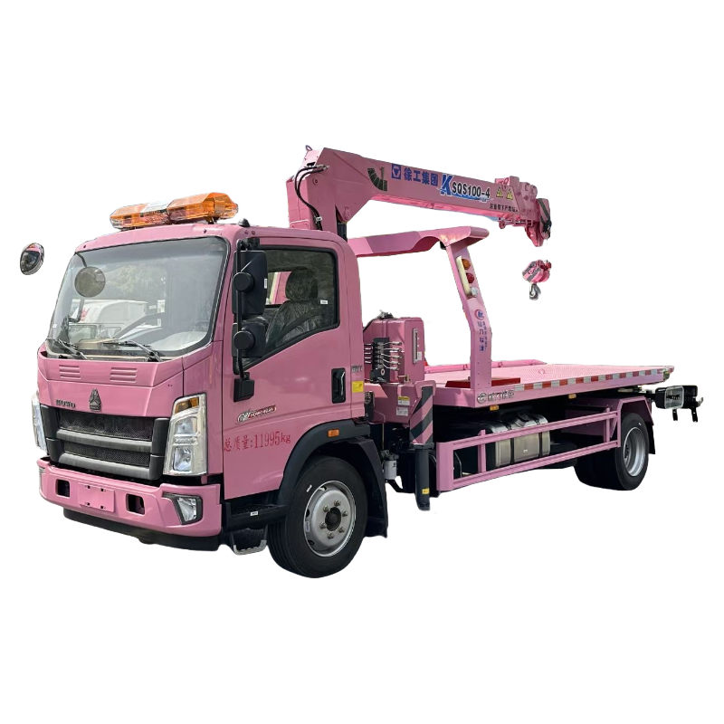 Howo Rescue Wrecker Flatbed Wrecker Truck Light Duty Wrecker Flatbed ...