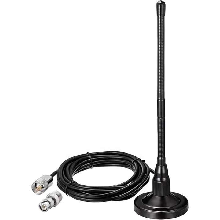 27MHz CB Radio Antenna Magnetic Base PL259 BNC Male RG58 Coaxial Cable ...