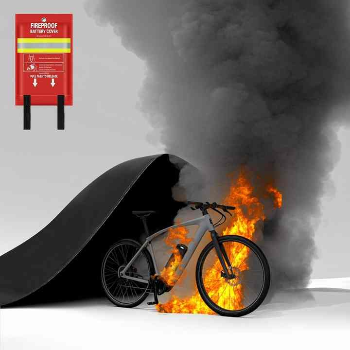 79x98 Inch Fireproof Lithium Battery Cover Safety Clothing for Safe ...