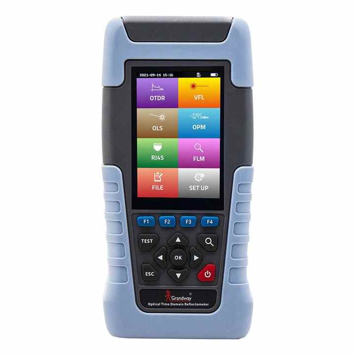 Grandway FHO1000 SM Mini OTDR Machine with OPM, OLS, VFL & Bluetooth