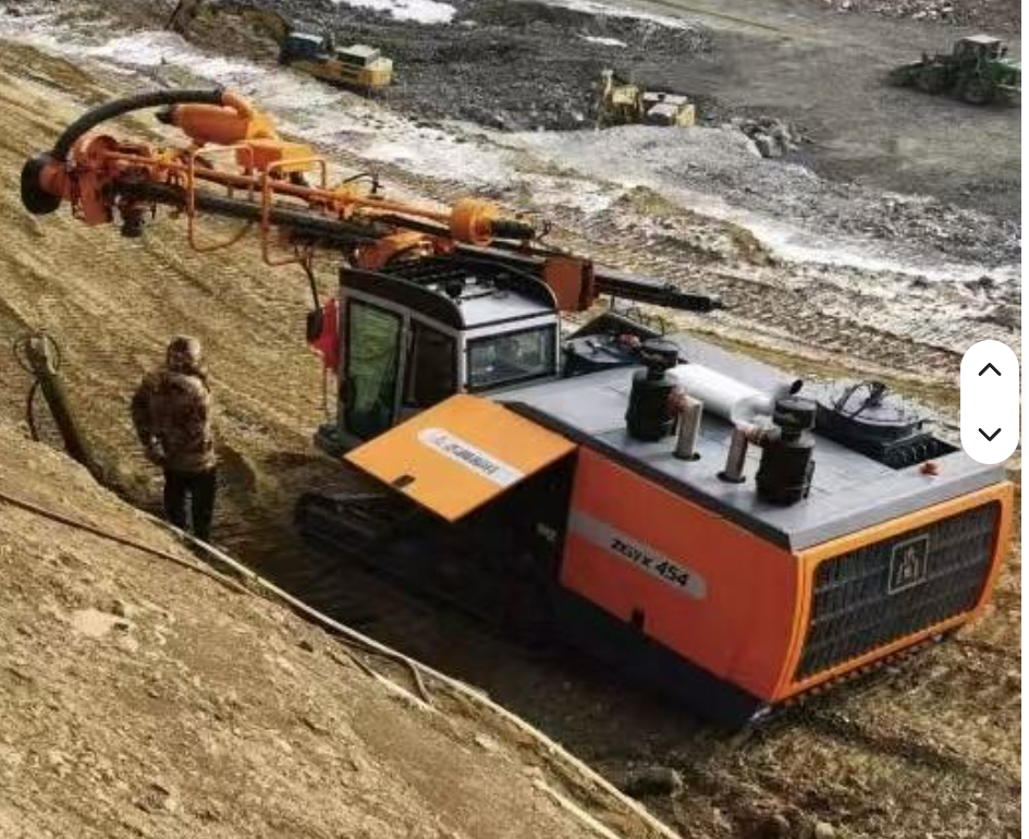 APCOM Rotary Drilling Rig with Cummins Diesel Engine Air Compressor ...