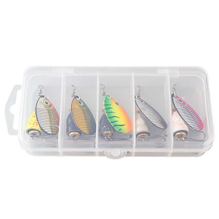 10g Spoon Spinner Fishing Lure Metal Inline Spinning Bait Blade Spoon ...