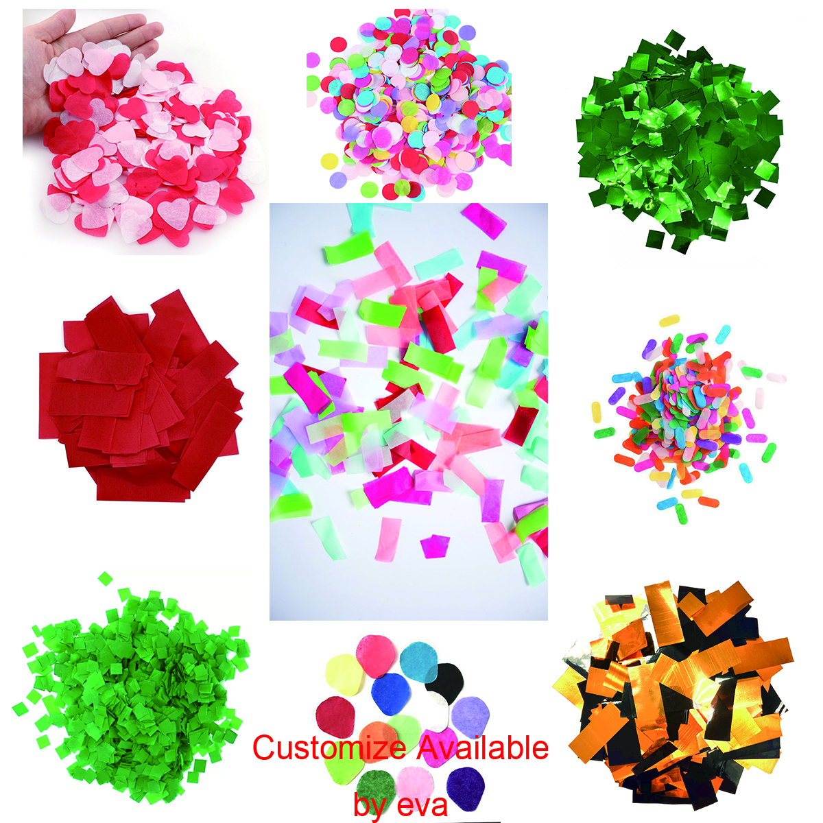 1cm Party Supplies Decorations Mylar Material Rose Gold Metallic ...