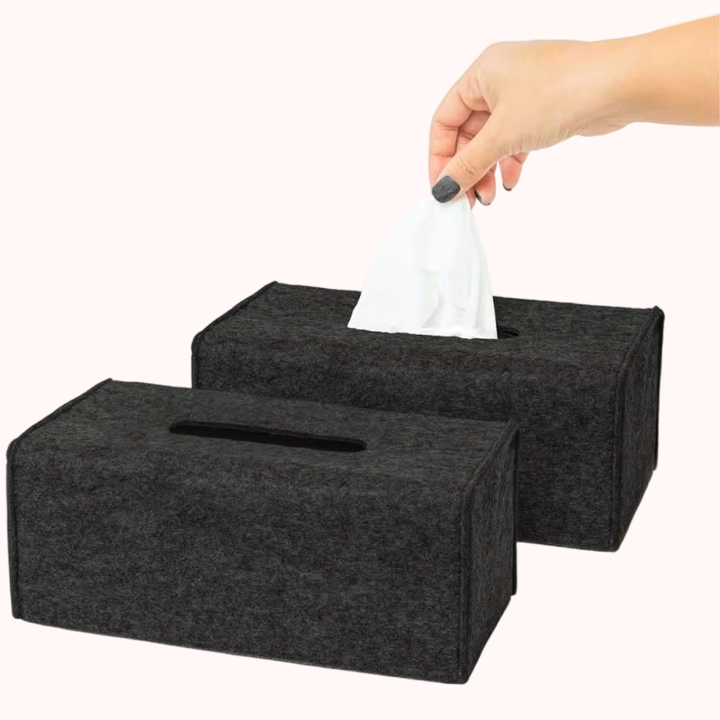 Eco-friendly Classic Design Multi-Function Felt Desktop Tissue Box ...