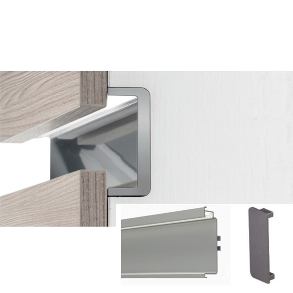 Premium Quality aluminium profiles kitchen cabinet cabinet concealed ...