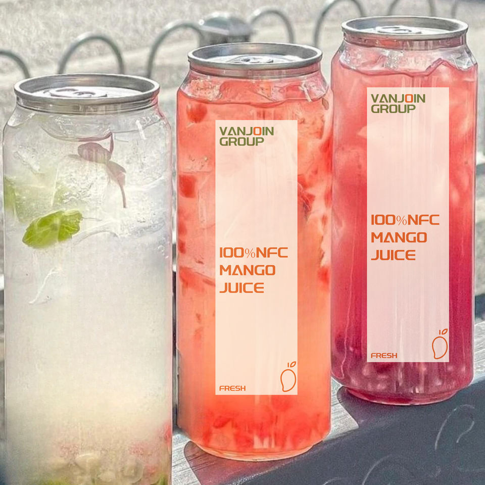 Customized 300ml 500ML PET Can - Easy Open Beverage Bottle