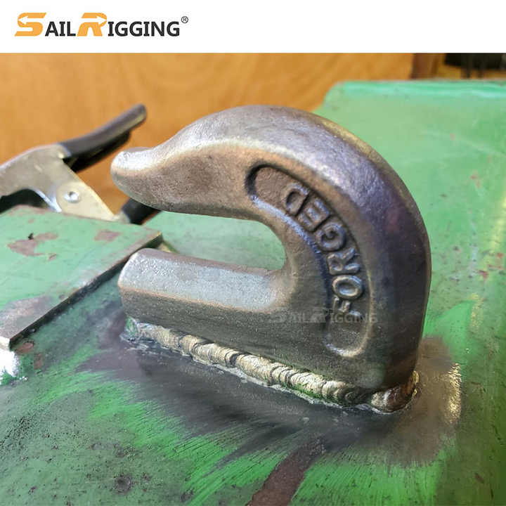 1/2 Weld on 9200lbs Flatbed Trailer Hook Weldable Clevis Grab Chain ...