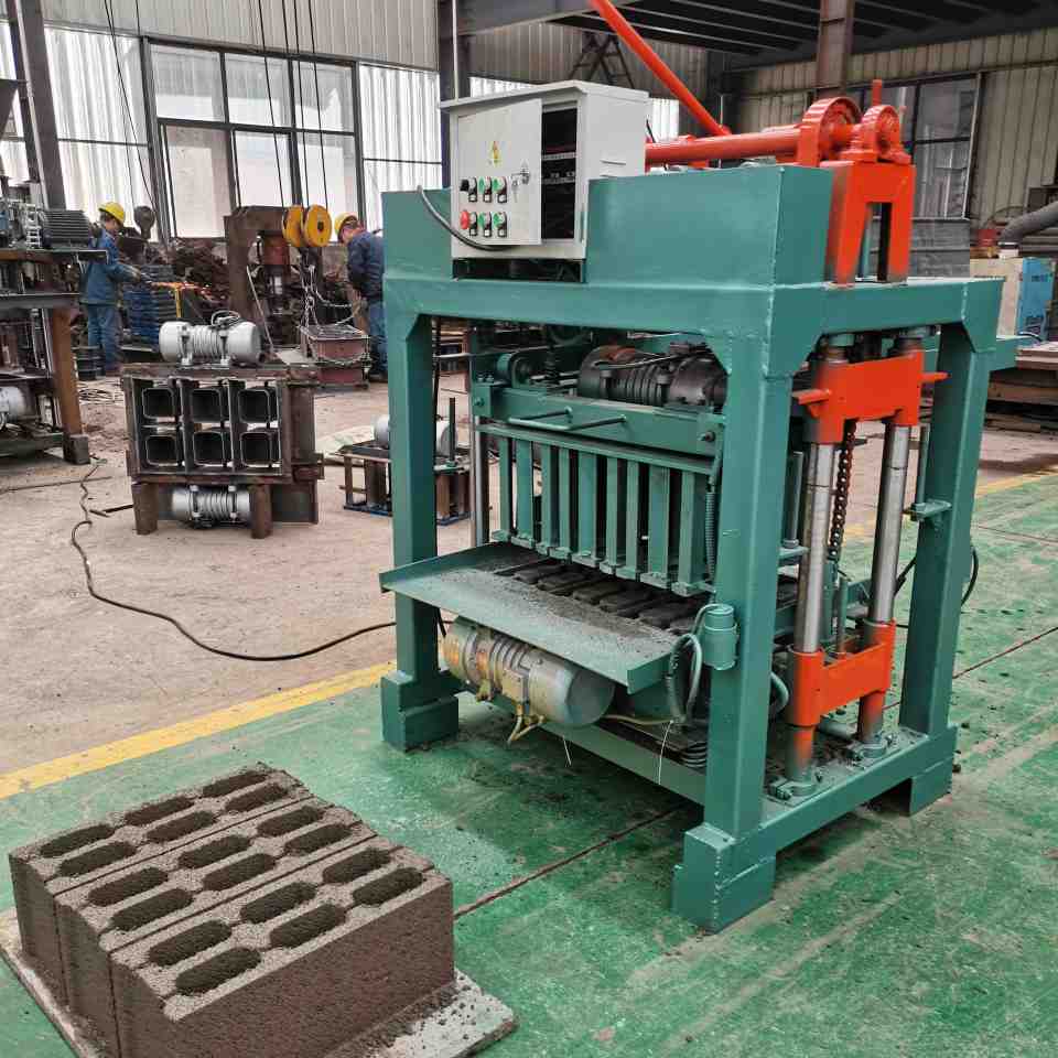 Fixed Type Concrete Making Brick Machine Fully Automatic Inter Locking ...