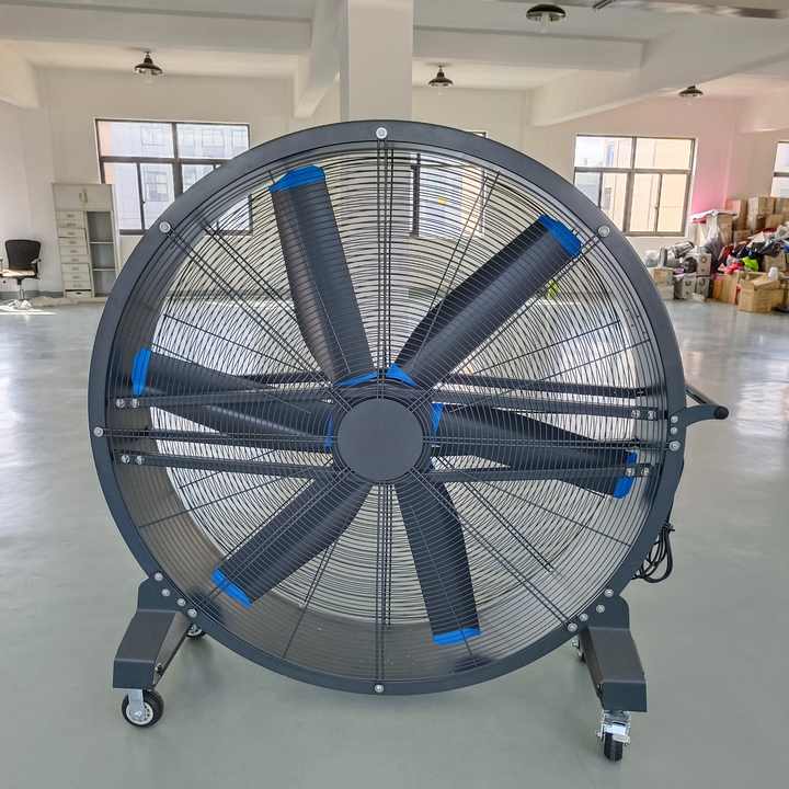 60inch Hvls Brushless PMSM Fan Large Portable Giant Standing Floor Gym ...