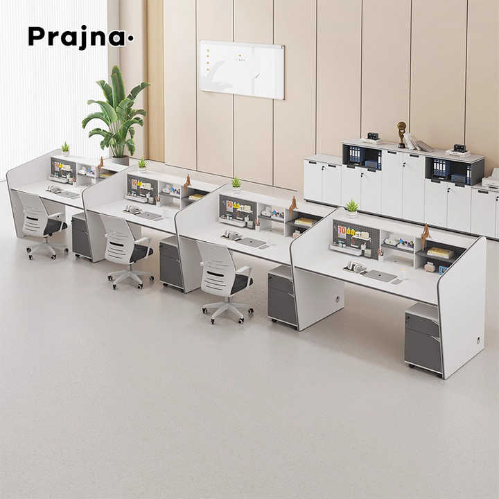 Coworking Spaces Office Table Workstation Modern Commercial Two-Person ...
