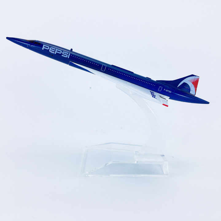 16cm 1:400 Scale PEPSI Airlines Concorde Diecast Alloy Plane Model ...