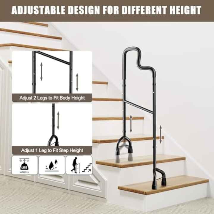 Assistive Stair Climbing Walker & Rollator for Elderly Walk up and Down ...
