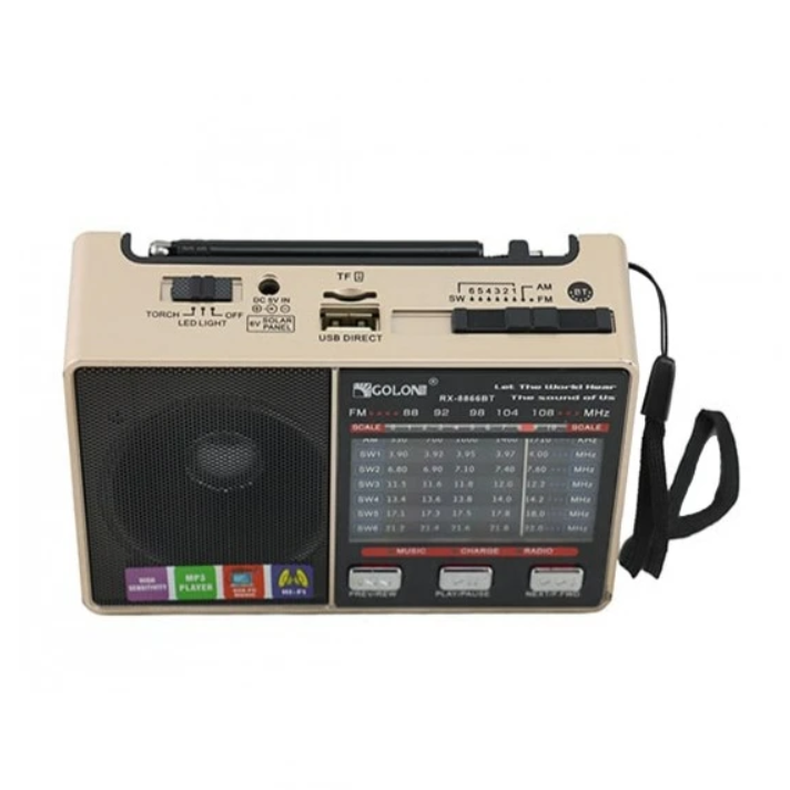 Rechargeable Golon Rx-8866 Flashlight & DAB Radio: Portable USB Power ...