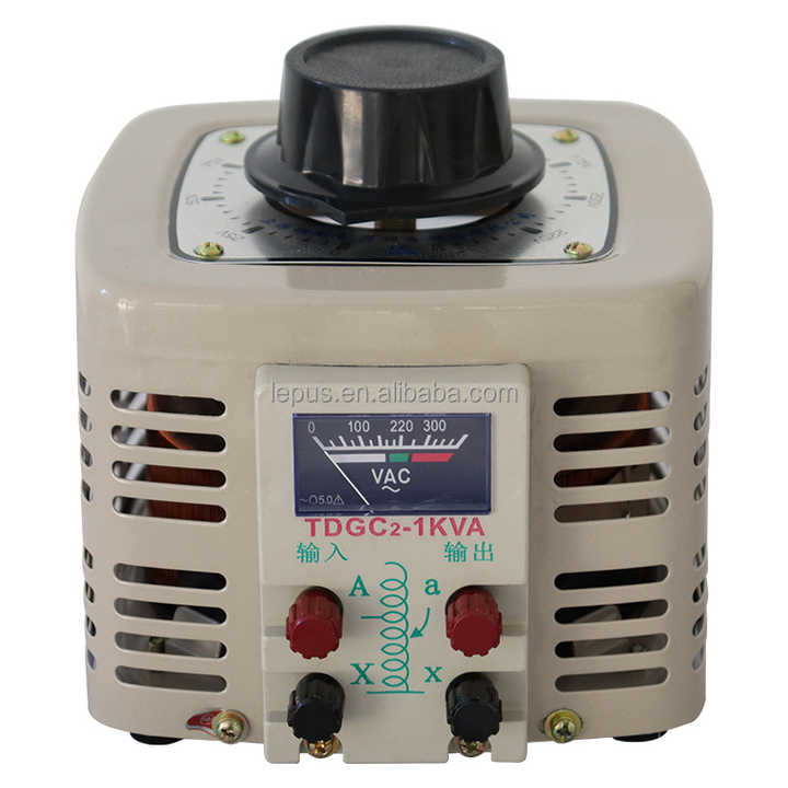 Tdgc2 Series 5kva Single-Phase AC Variac Autotransformer 5000VA Contact Voltage Aluminum Power ...