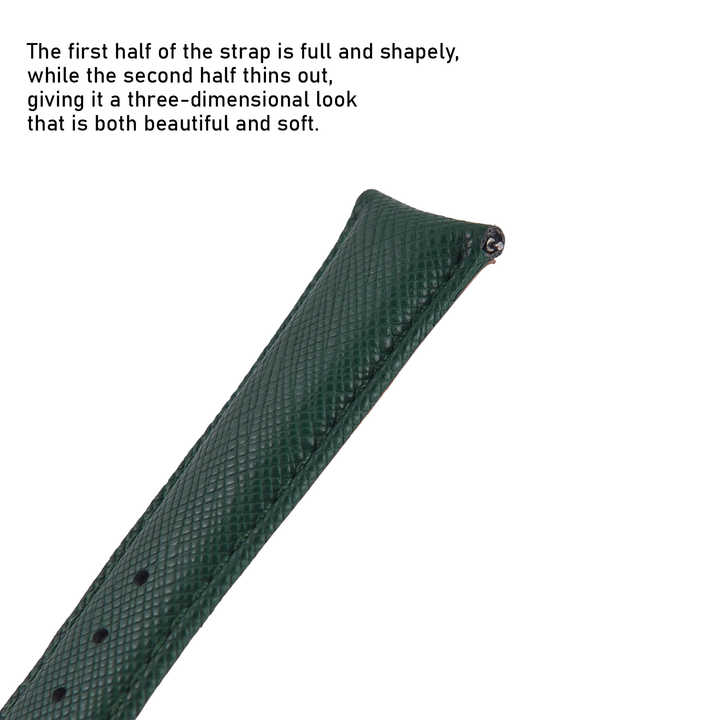 JUELONG Luxury Curved End Leather Watch Strap Curved Lug Quick Release ...