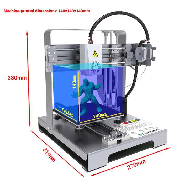 Tinker Bell X6 Automatic 3D Printer High Precision Small Home 3D Maker ...