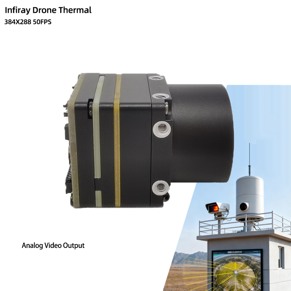 Iray IR Camera Module 60Hz Thermal Imaging Camera 384X288 9.1mm Lens ...