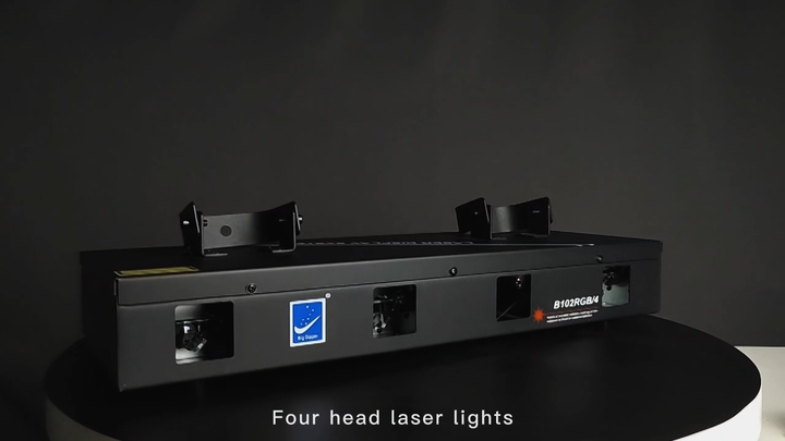Big Dipper Sound Activated Stage Lights 4 Lens RGBP Color Laser Light ...