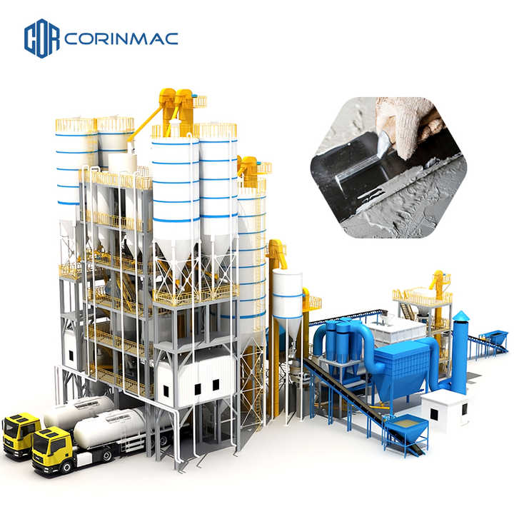 CORINMAC Automatic Dry Mortar Production Line Construction Machinery ...