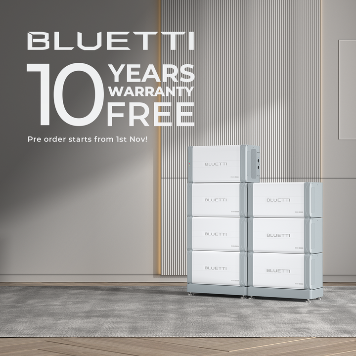 Bluetti Solar Energy Storage - Stackable Batteries 5kwh-40kwh
