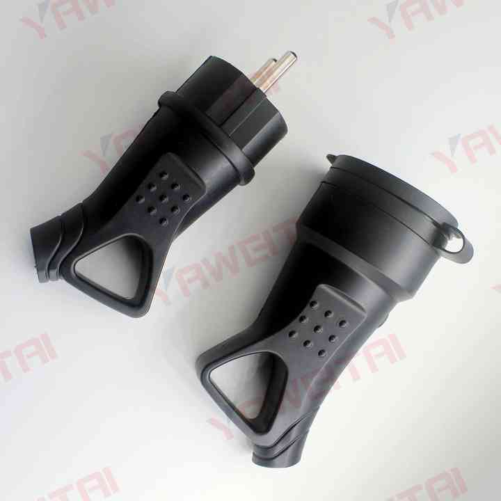 CE 250V 16A Electrical Plug - Waterproof IP44 Industrial Rubber Socket